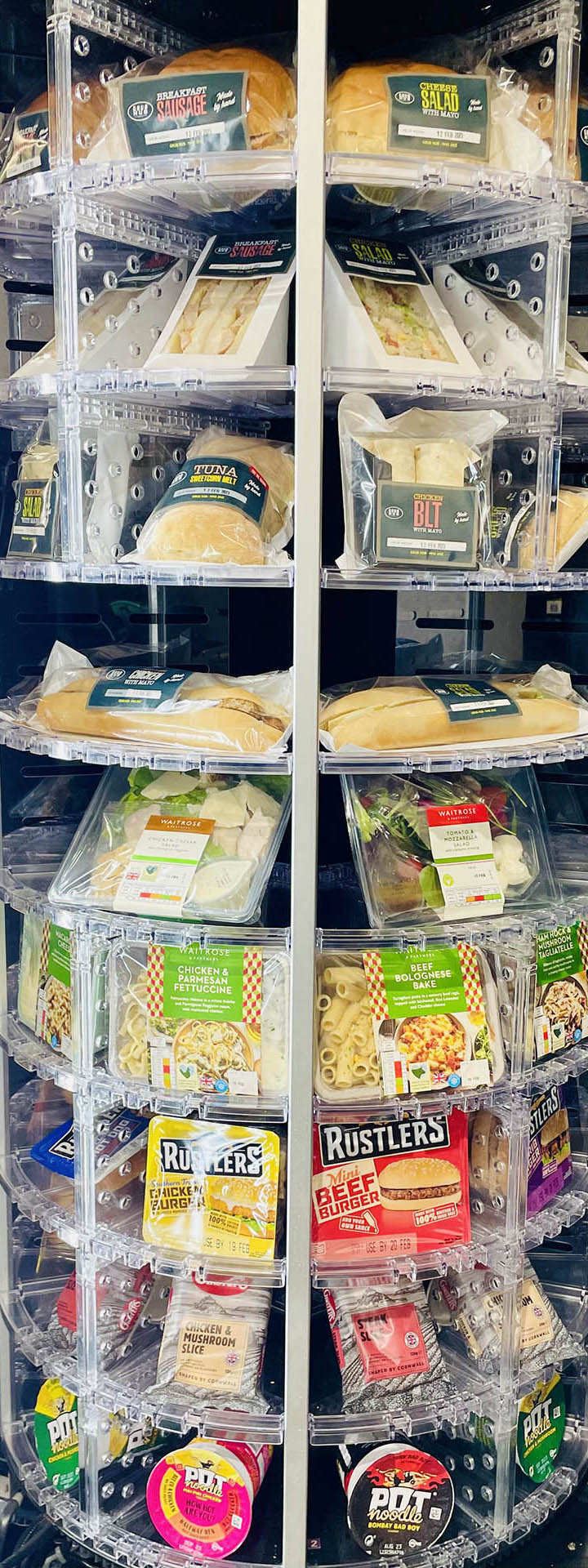 Fresh Food Vending - Sandwich Vending - Carbon Neutral Vending